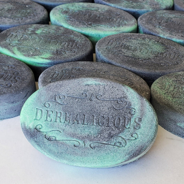 Tea Tree & Charcoal Salt Bar – Dermalicious